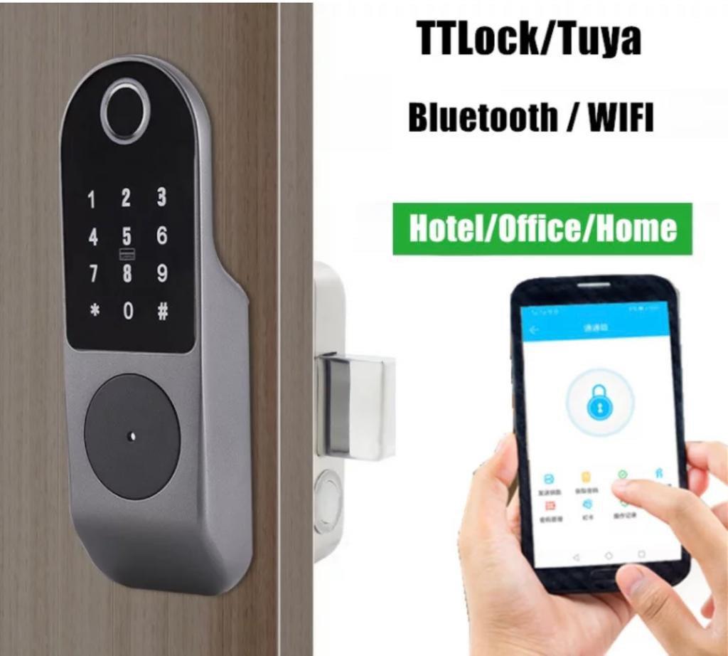 Tuya Wifi Smart Gate Lock (Included installation), Furniture & Home ...