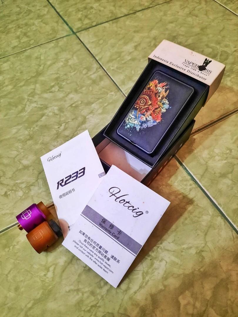 Vape Hotcig r233 Motif Barong, Elektronik, Lainnya di Carousell