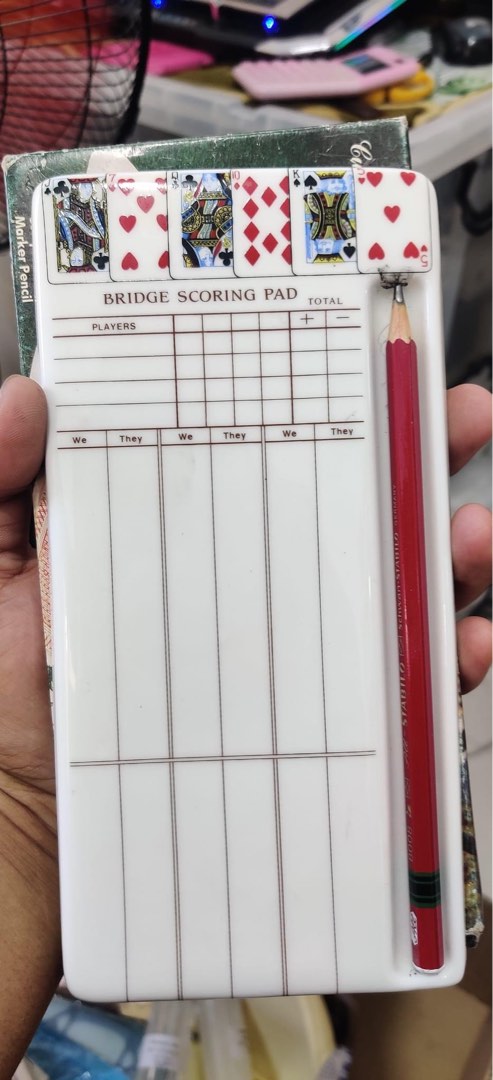 Vintage Bone China Scoring Pad & pencil, Hobbies & Toys, Memorabilia ...