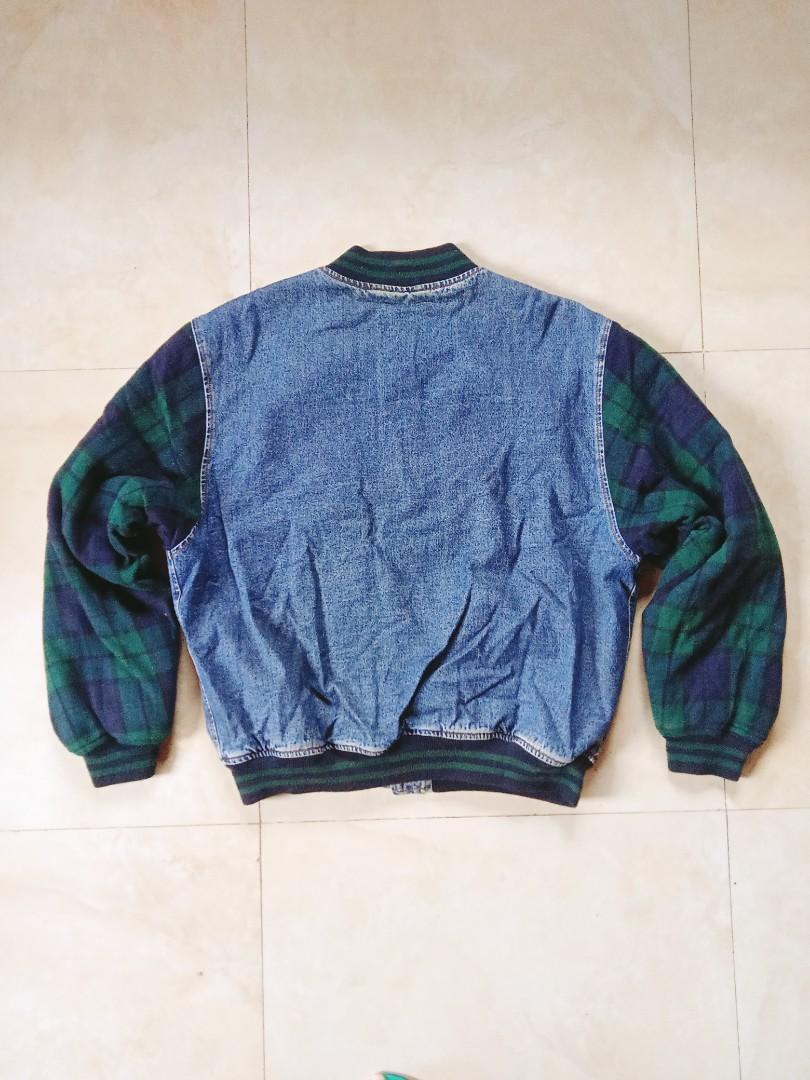 Vintage Gap Denim/Lumberjack Varsity Jacket, Men's Fashion, Coats, Jackets and Outerwear on ...