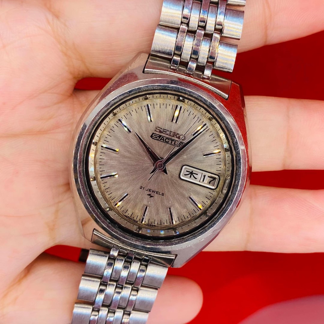 Vintage JDM Seiko 5 Actus 7019-7060 Day And Date Automatic Watch, Men's Fashion, Watches ...