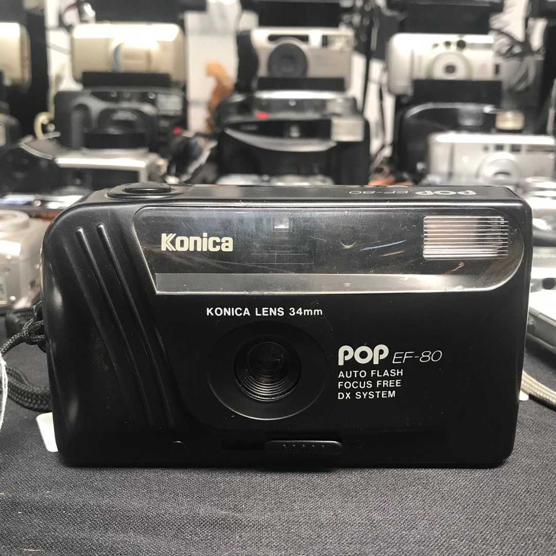 Vintage Retro Konica Pop EF-80 35mm Film Camera Kamera Filem ...