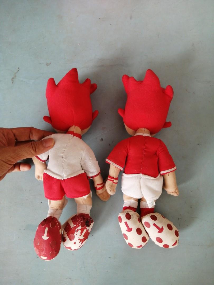 Vintage UEFA Euro 2008 Mascots Trix and Flix Football Mascots Austria ...