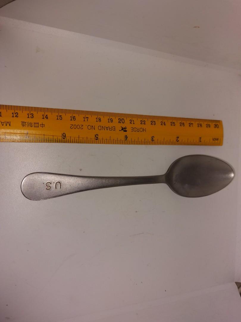 Vintage US Military Army Soldiers Collectible Spoon Antique Hobby ...