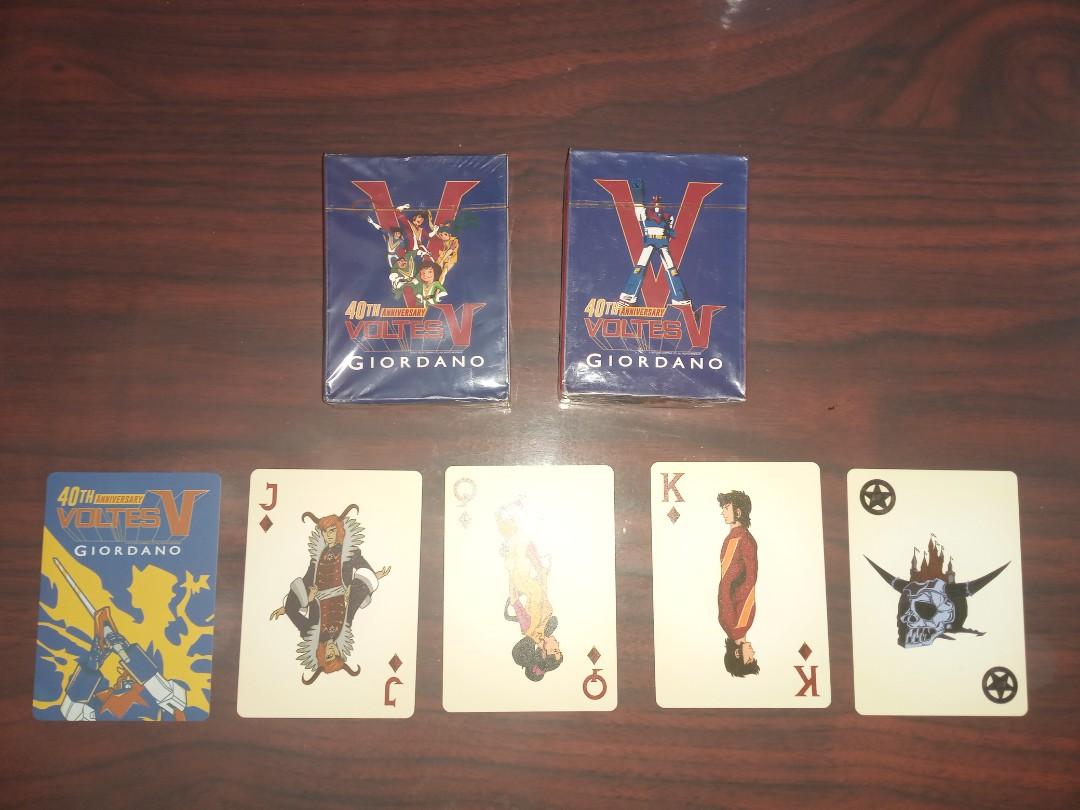 Voltes V Giordano exclusive Playing Cards, Hobbies & Toys, Toys & Games ...