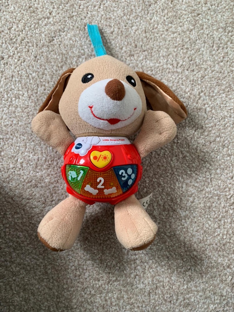 vtech baby cuddle & sing puppy, Hobbies & Toys, Toys & Games on Carousell