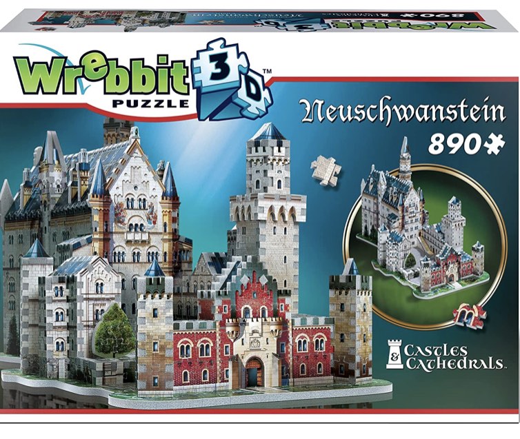 Wrebbit 3D jigsaw puzzle - Neuschwanstein Castle, Hobbies & Toys, Toys ...
