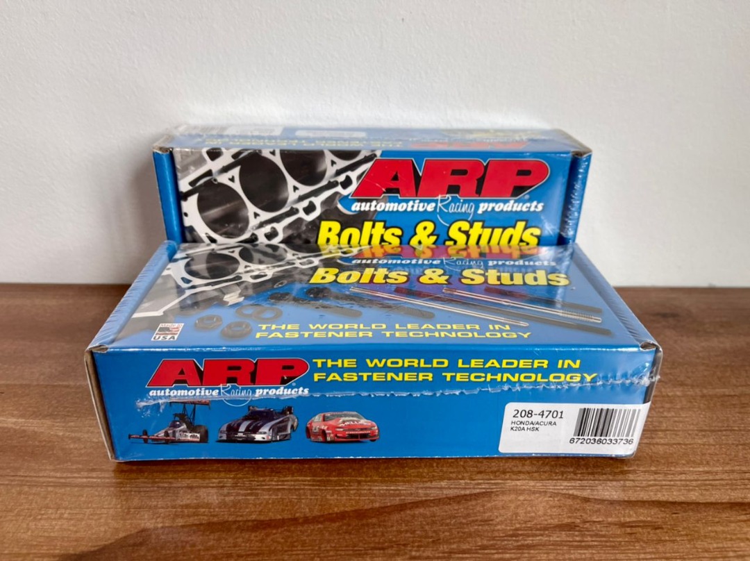 BRAND NEW ARP Head Stud Kit for K20 K24, Car Accessories, Accessories ...