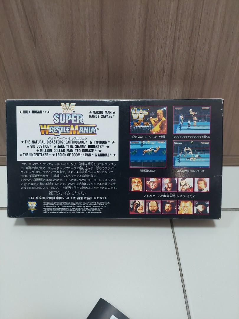 WWF Super wrestlemania Super famicom, Video Gaming, Video Games ...