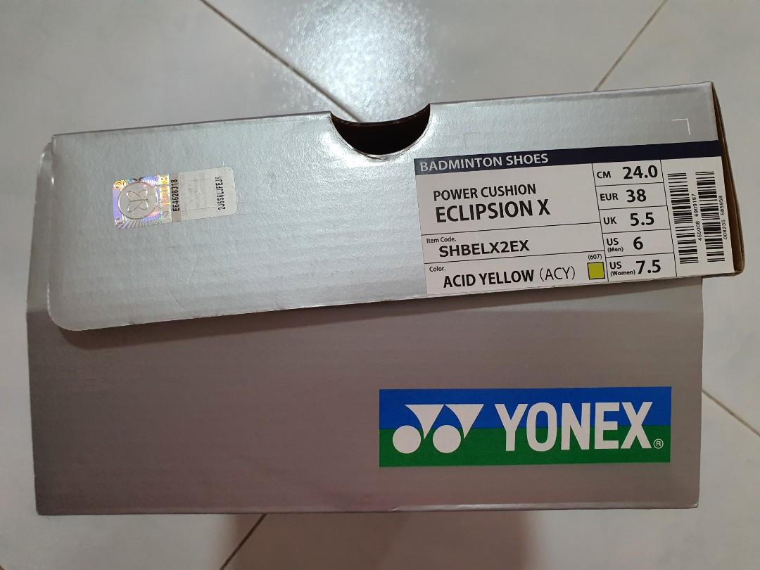 Yonex Power Cushion ECLIPSION X, Sports Equipment, Sports & Games ...