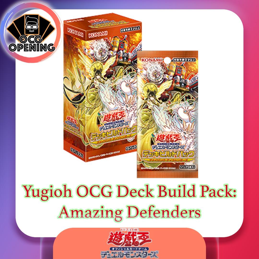 Yugioh Deck Build Pack: Amazing Defenders Booster Box, Hobbies & Toys ...