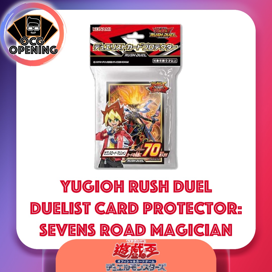 Yugioh Rush Duel Duelist Card Protector: Sevens Road Magician, Hobbies & Toys, Toys & Games on ...