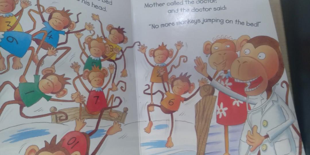 10 Little Monkeys Board Book (Illustrated by Stephen Holmes), Hobbies ...