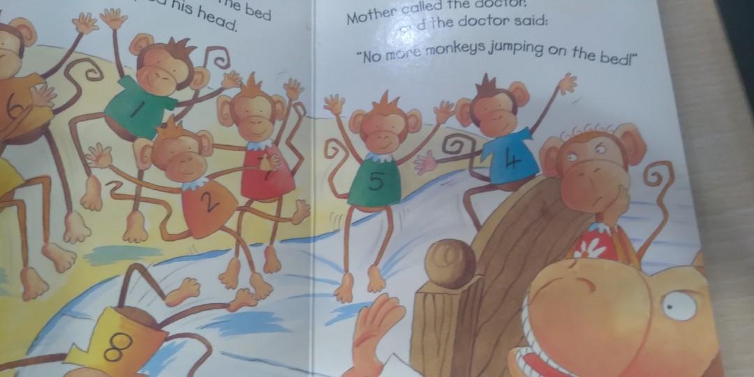 10 Little Monkeys Board Book (Illustrated by Stephen Holmes), Hobbies ...