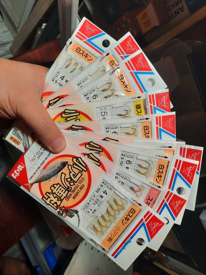 10 packs Hayabusa hooks, Sports Equipment, Fishing on Carousell