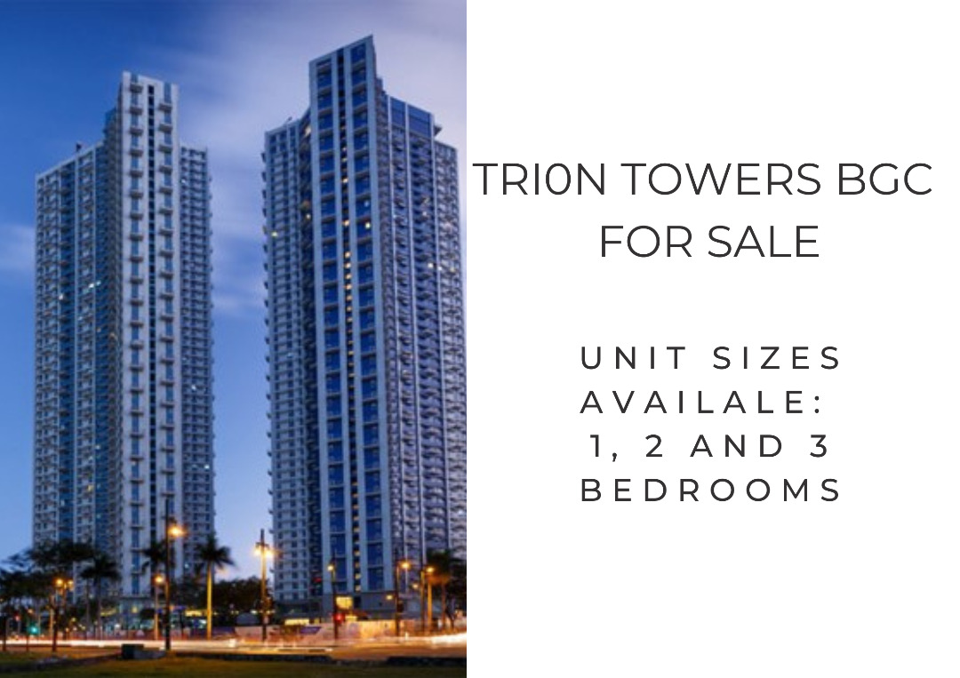 1BR. 2BR. 3BR. Trion Towers BGC For Sale (B-ROB-Omnibus-Trion -004A ...