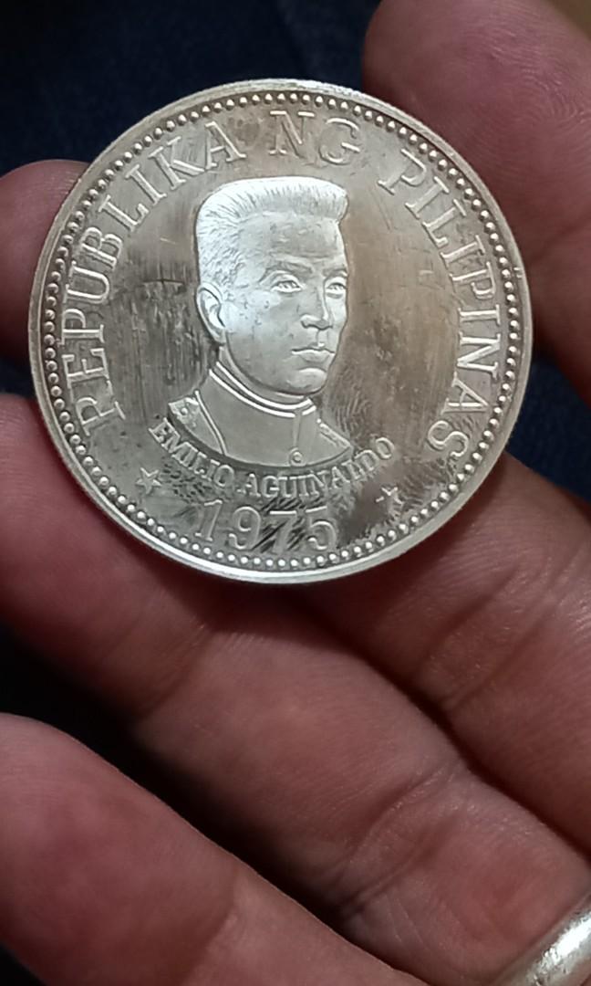 25piso franklin mint emilio aguinaldo silver coin, Hobbies & Toys ...