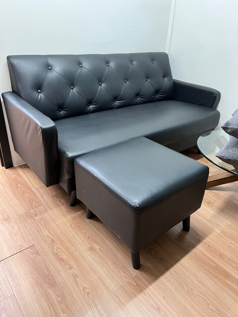 3 seaters PVC Sofa, Furniture & Home Living, Furniture, Sofas on Carousell