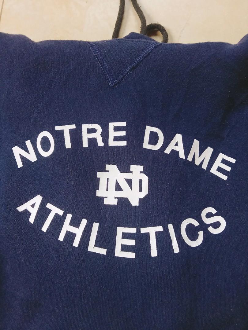 90's Vintage Notre Dame Russell Athletics Pullover Hoodie, Men's ...