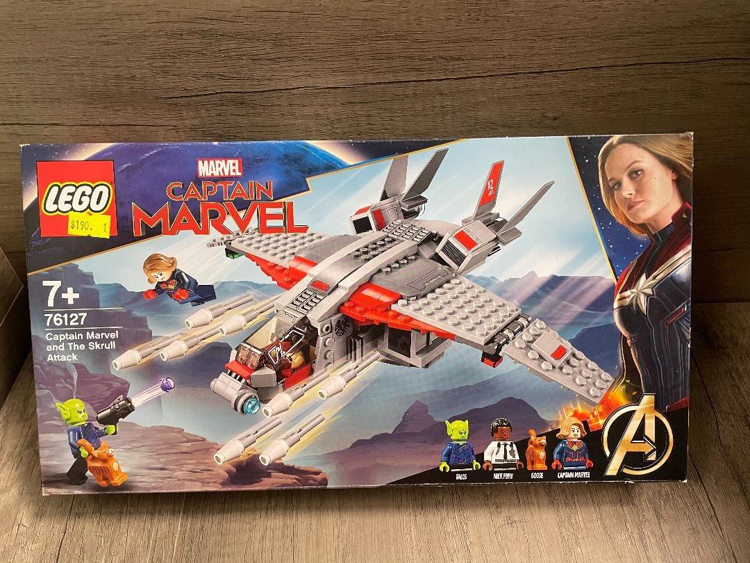 全新 盒不完美 LEGO 76127 DISNEY MARVEL SUPER HEROES Captain Marvel and The ...