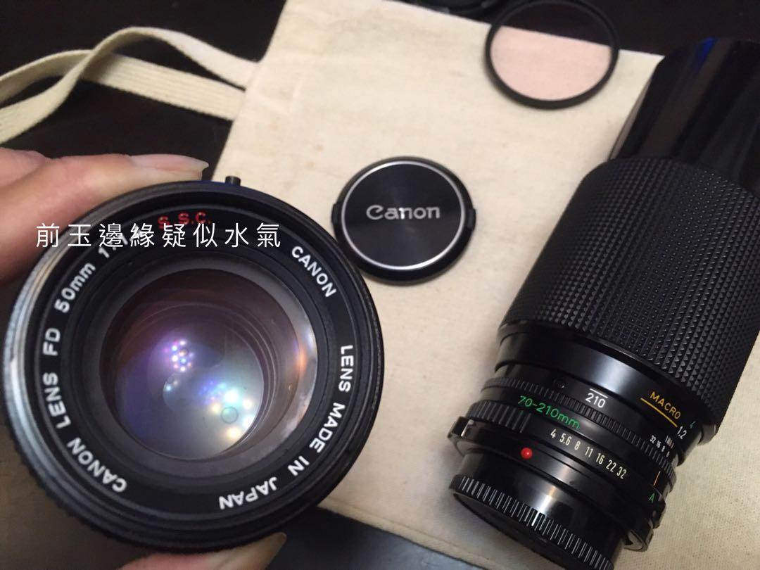 【售】 Canon fd 50 F1.4 ssc 恆定大光圈, 相機攝影, 鏡頭及裝備在旋轉拍賣