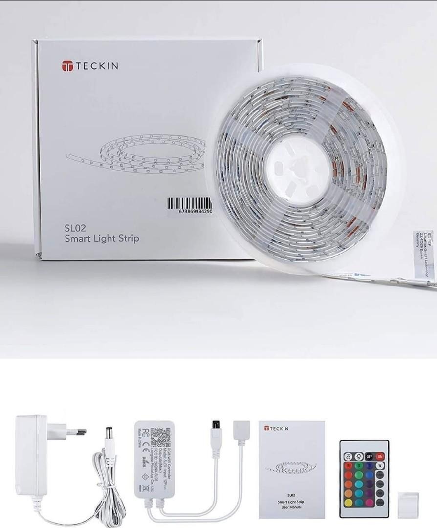 A30 Teckin - SL02 Smart LED Lights Strip, Furniture & Home Living ...