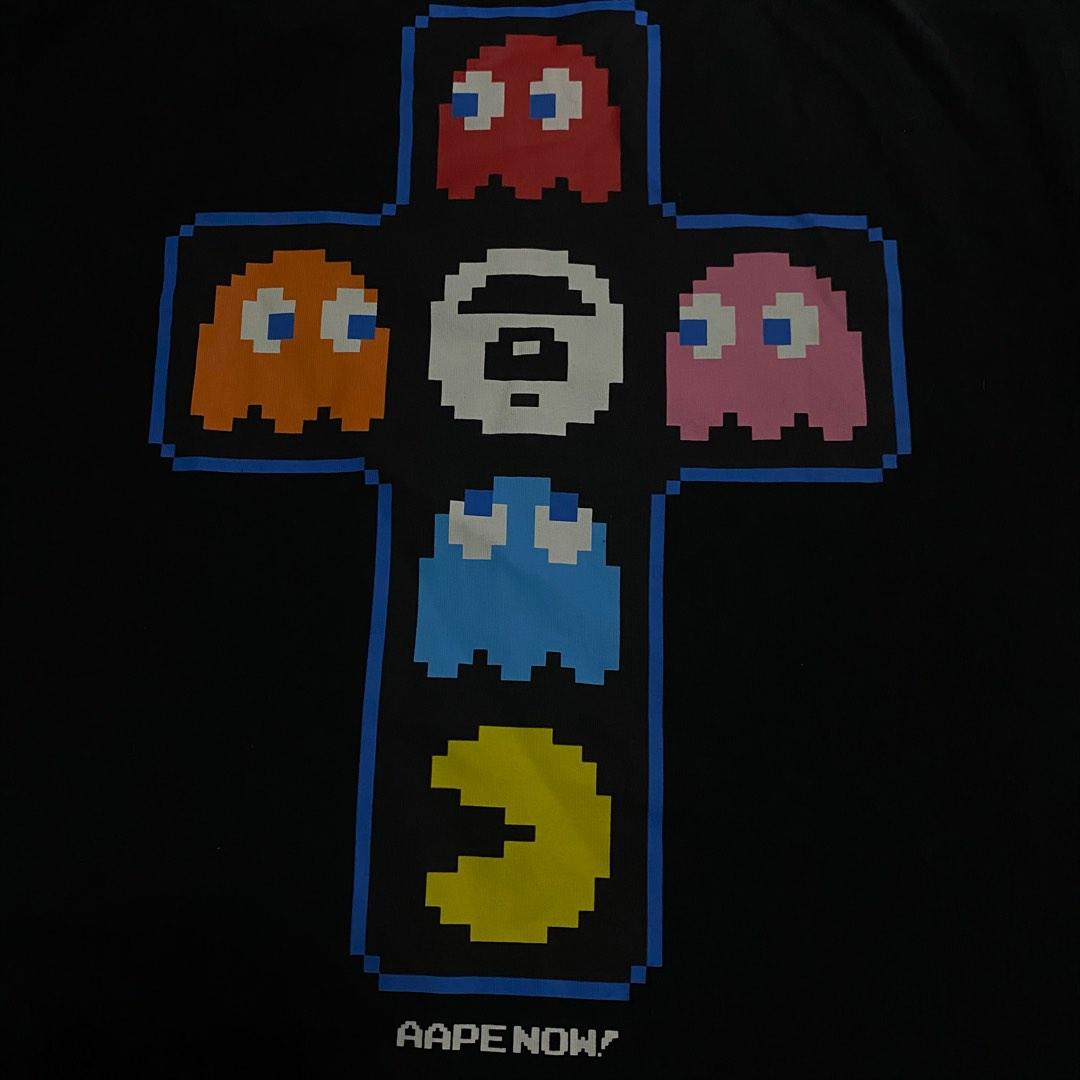 Aape x Pacman, Men's Fashion, Activewear on Carousell