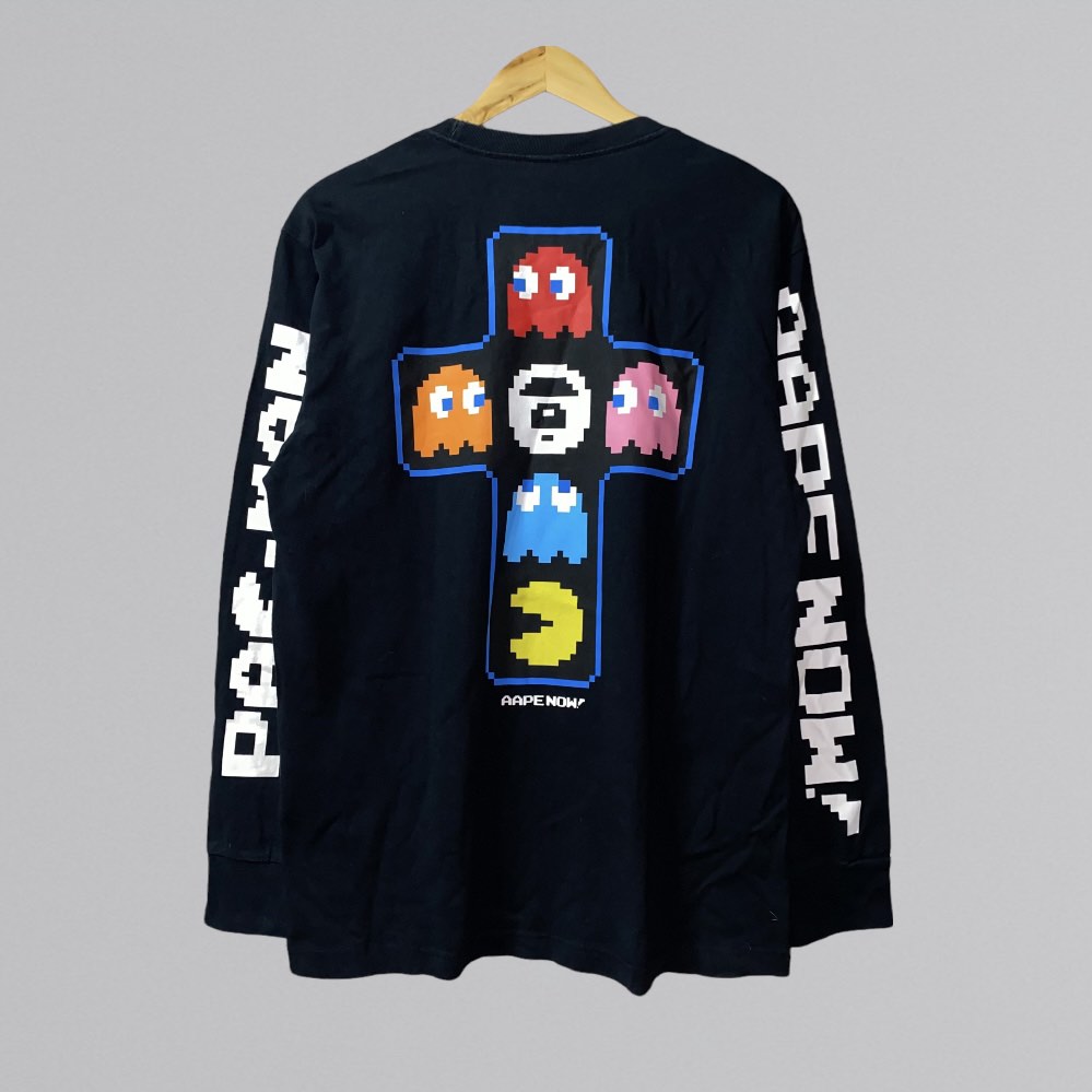 Aape x Pacman, Men's Fashion, Activewear on Carousell