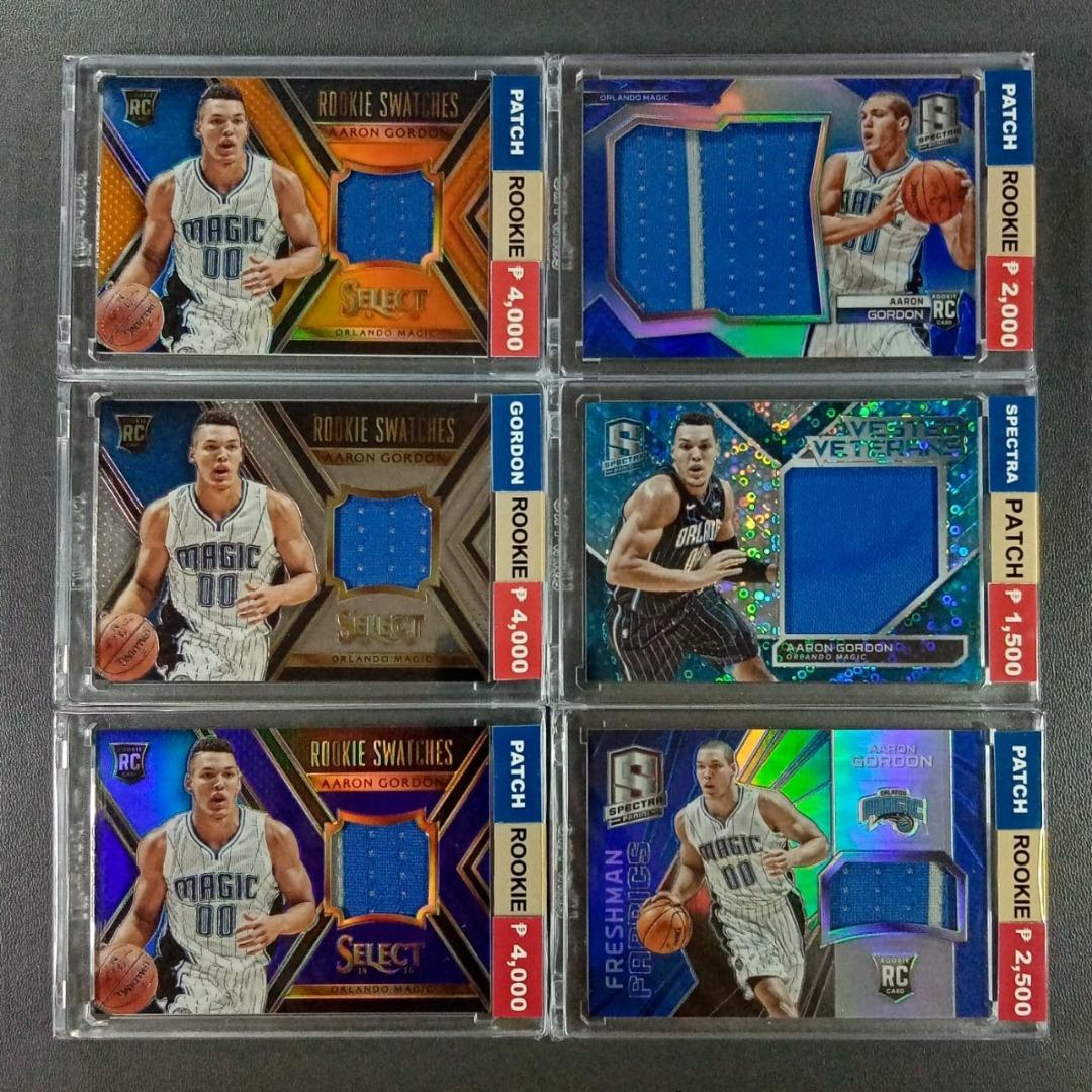 Aaron Gordon Rookie Patch NBA Cards with Free Mags, Hobbies & Toys ...