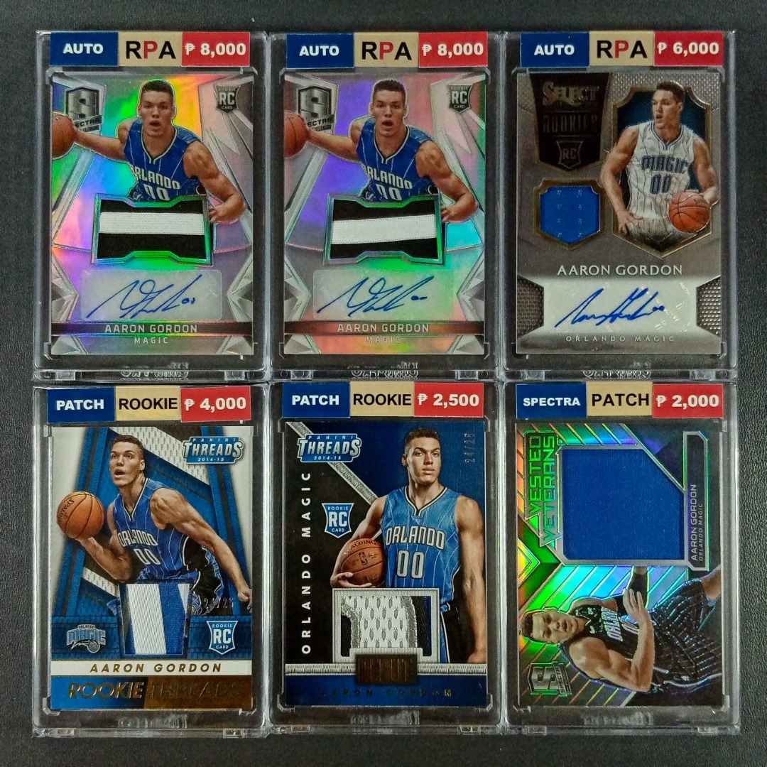 Aaron Gordon RPA & Patch NBA Cards with Free Mags, Hobbies & Toys, Toys ...