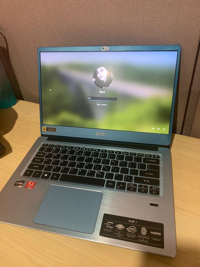 Acer Swift 3 SF314-41 AMD Ryzen 5 3500U, Elektronik, Komputer, Laptop ...
