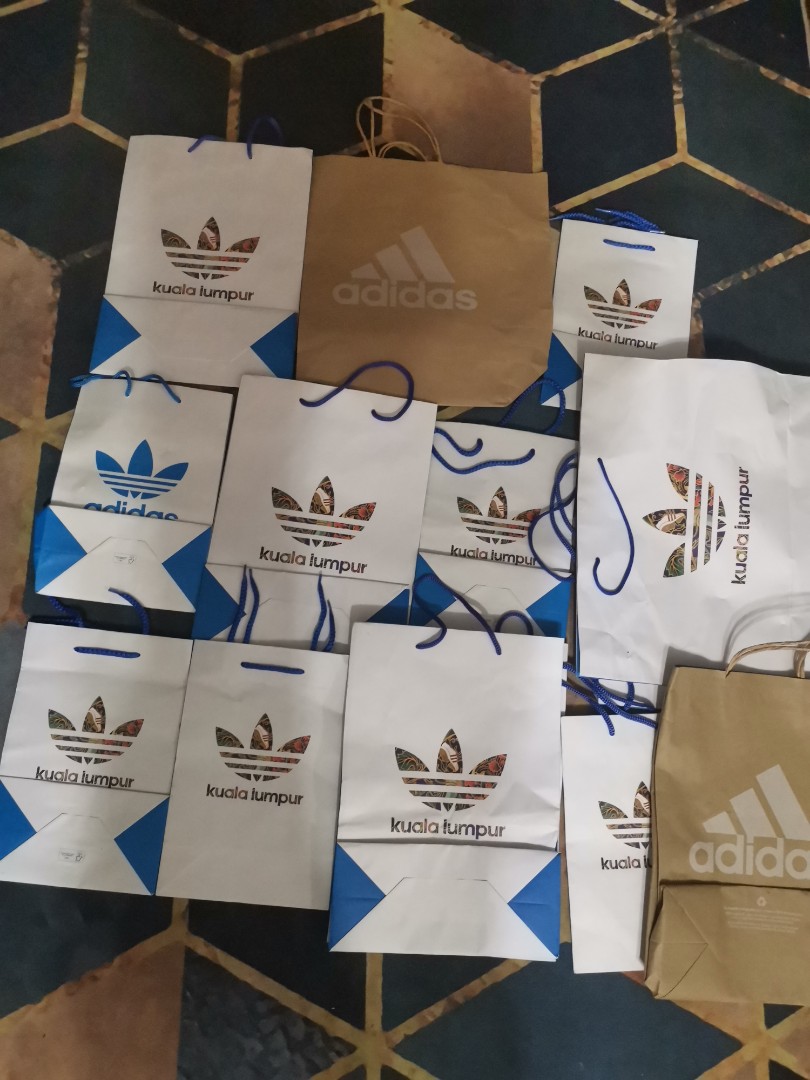 Adidas paper bag, Women's Fashion, Jewelry & Organisers, Accessory ...
