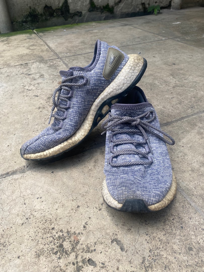 Adidas PureBoost Grey, Men's Fashion, Footwear, Sneakers on Carousell