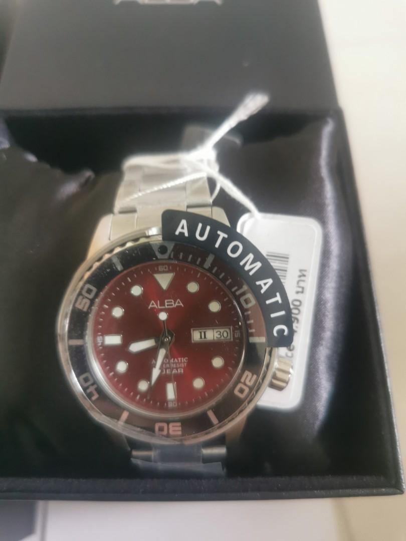 Alba (seiko)Red mini tuna, Luxury, Watches on Carousell