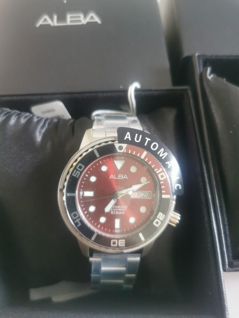 Alba (seiko)Red mini tuna, Luxury, Watches on Carousell
