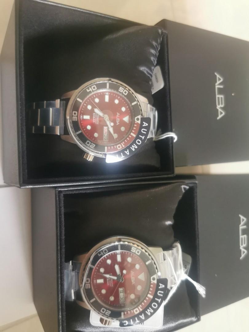 Alba (seiko)Red mini tuna, Luxury, Watches on Carousell