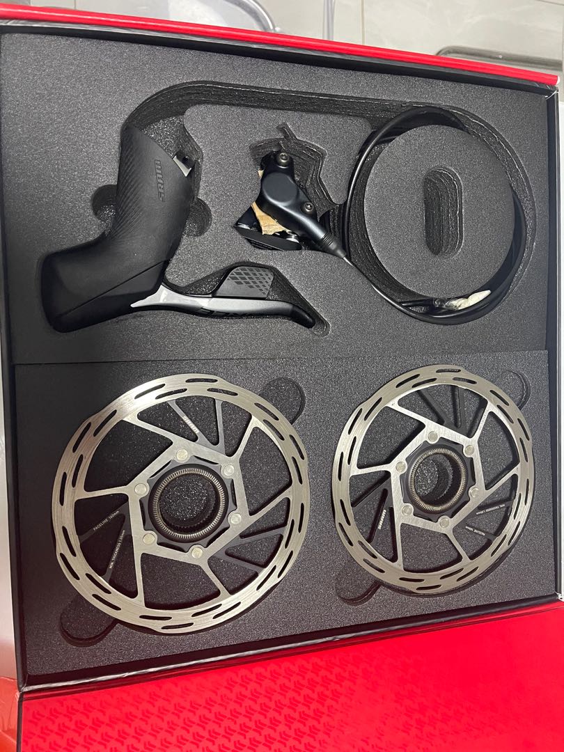 Almost New SRAM Force AXS 12 speed electronic groupset, Sports ...