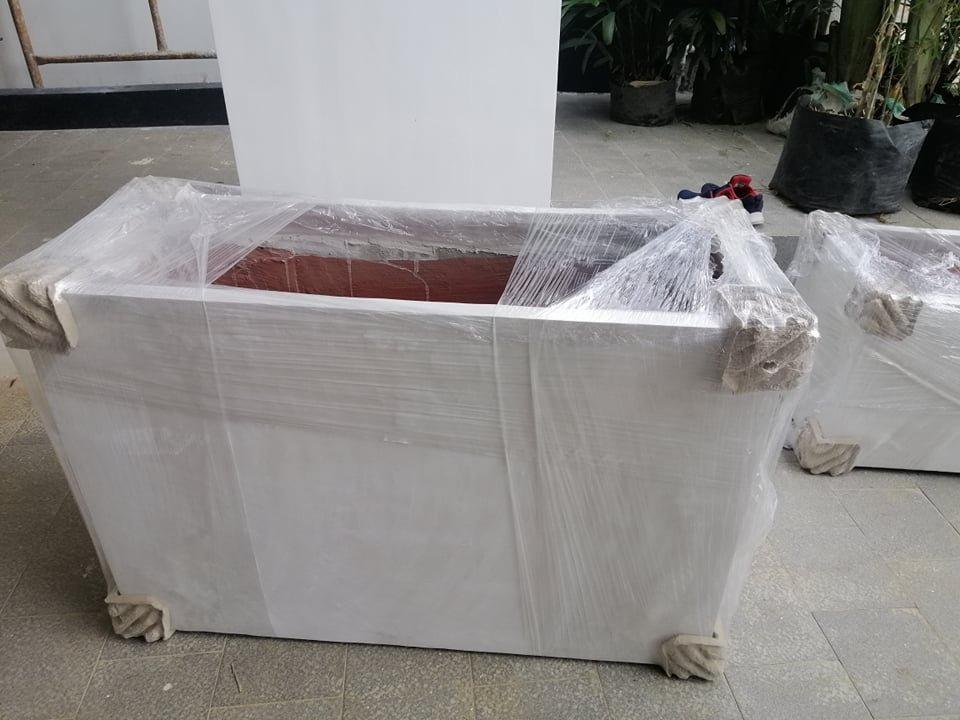 ALYSSA Glass Fiber Reinforced Concrete (GFRC) Planters Plant box Pots ...