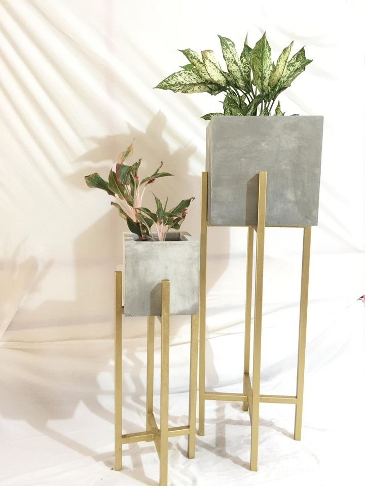 ANICIA Glass Fiber Reinforced Concrete (GFRC) Planters Plant box Pots ...