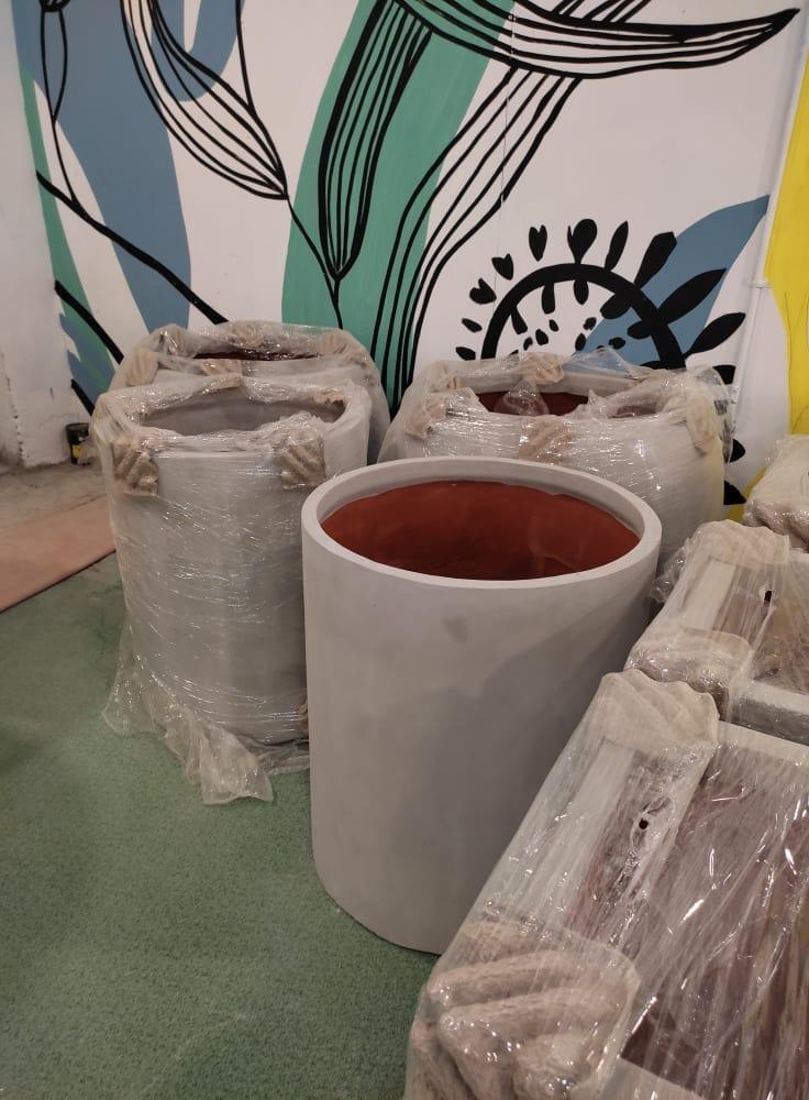 AURORA Glass Fiber Reinforced Concrete (GFRC) Planters Plant box Pots ...