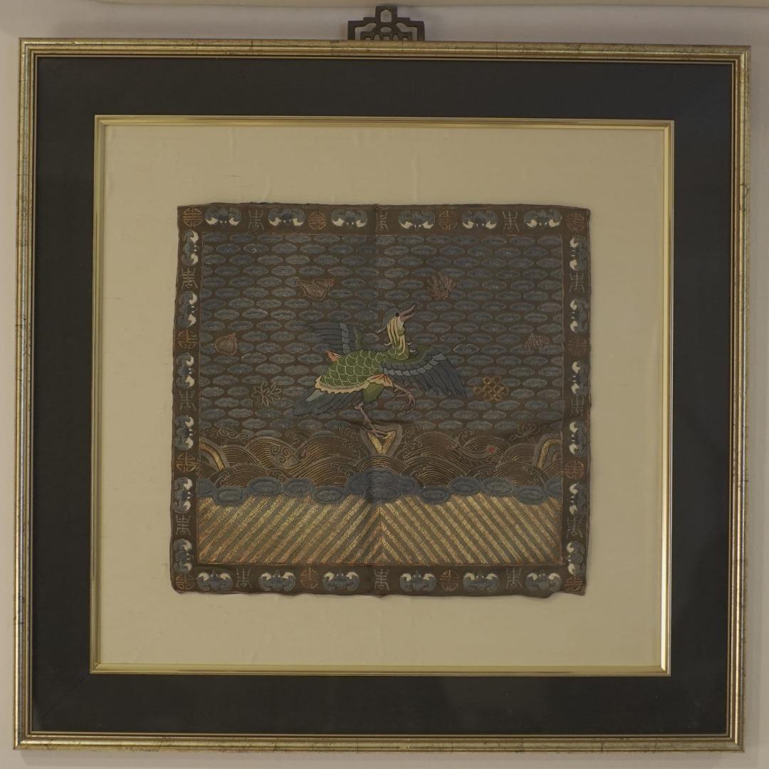 THREE Authentic 19th Century Chinese Qing Dynasty Civil Official ...