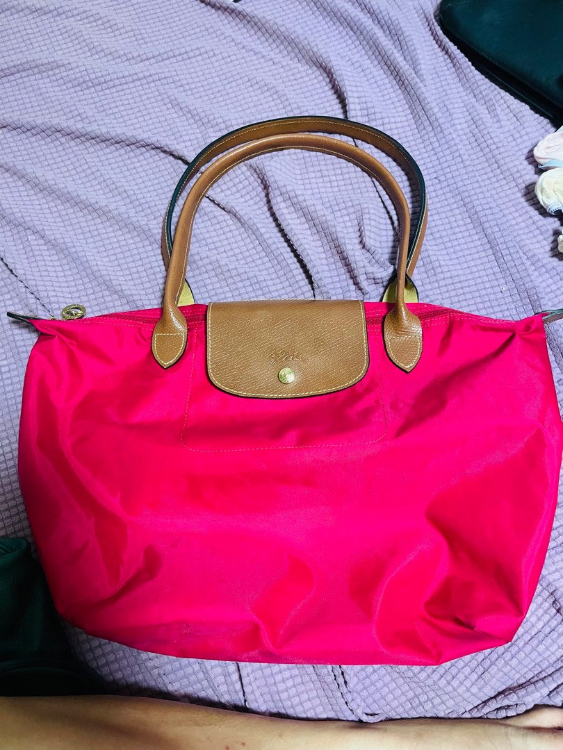 Authentic Long champ tote (long handle), Luxury, Bags & Wallets on ...