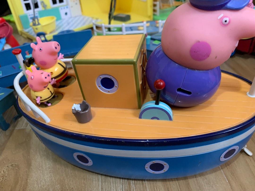 Authentic Peppa and Grandpa Pig Boat, Hobbies & Toys, Toys & Games on ...