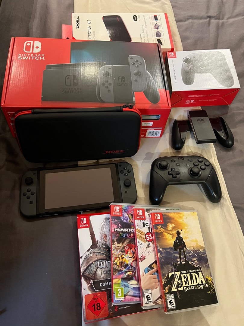 Barely used, Excellent Condition Nintendo Switch Complete Original ...