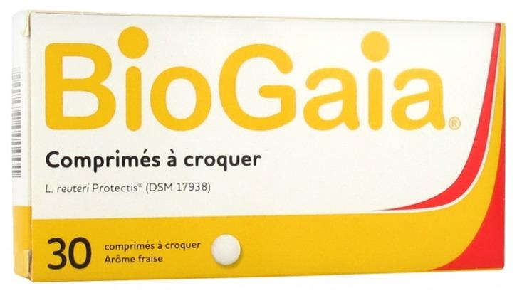 BioGaia probiotics strawberry chewables 30 tablets, Health & Nutrition ...