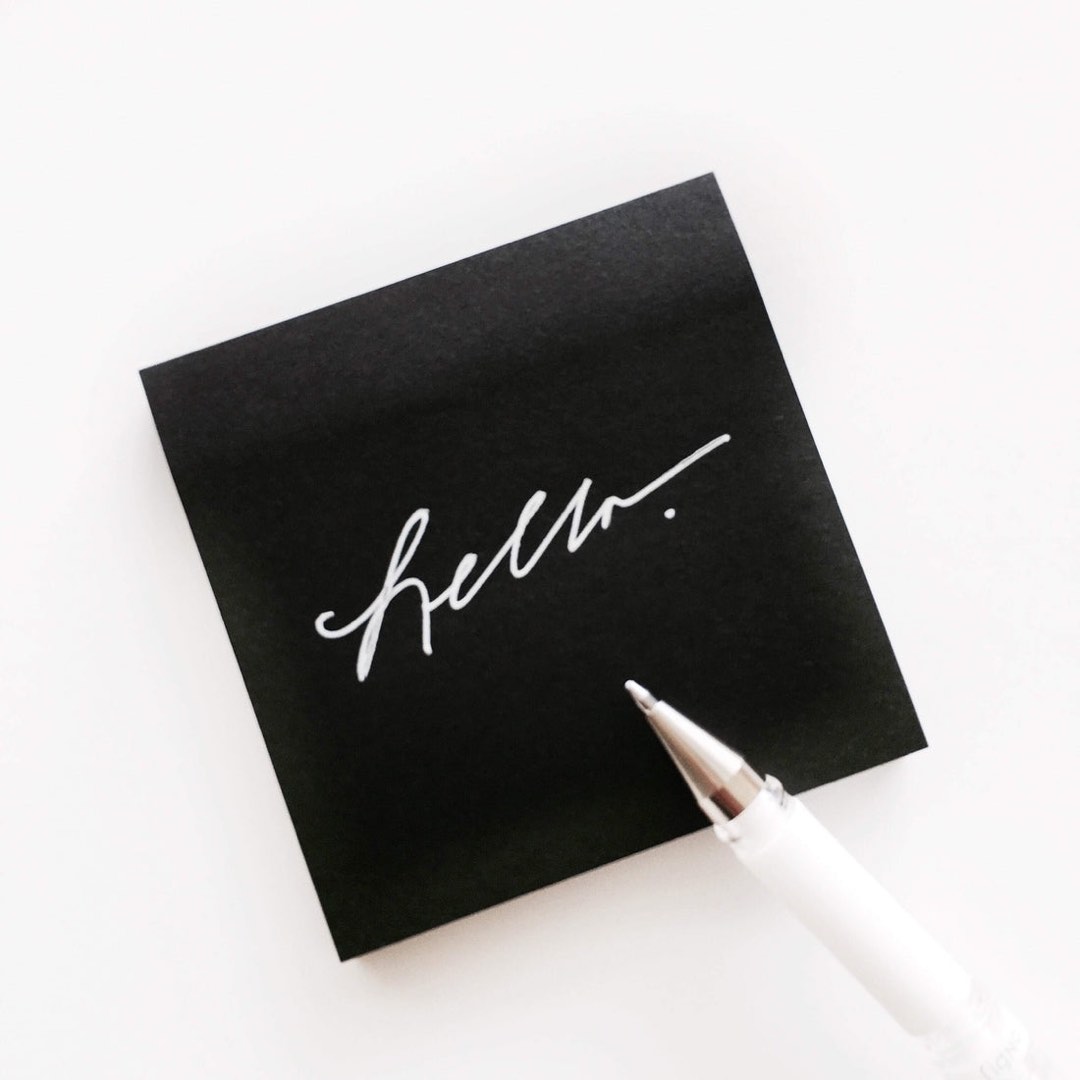 Black Post It Notes, Hobbies & Toys, Stationery & Craft, Stationery ...