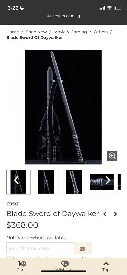 Blade Sword of Daywalker, Hobbies & Toys, Memorabilia & Collectibles ...