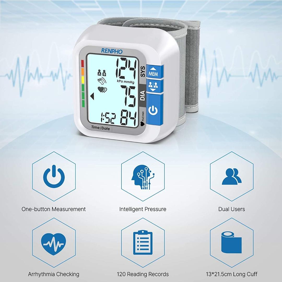 Blood Pressure Machines for Home Use, RENPHO Blood Pressure Monitor ...