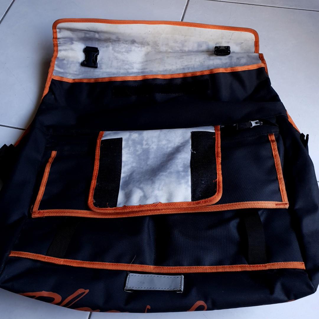 Blood Red Waterproof Messenger Bag, Men's Fashion, Bags, Backpacks on ...