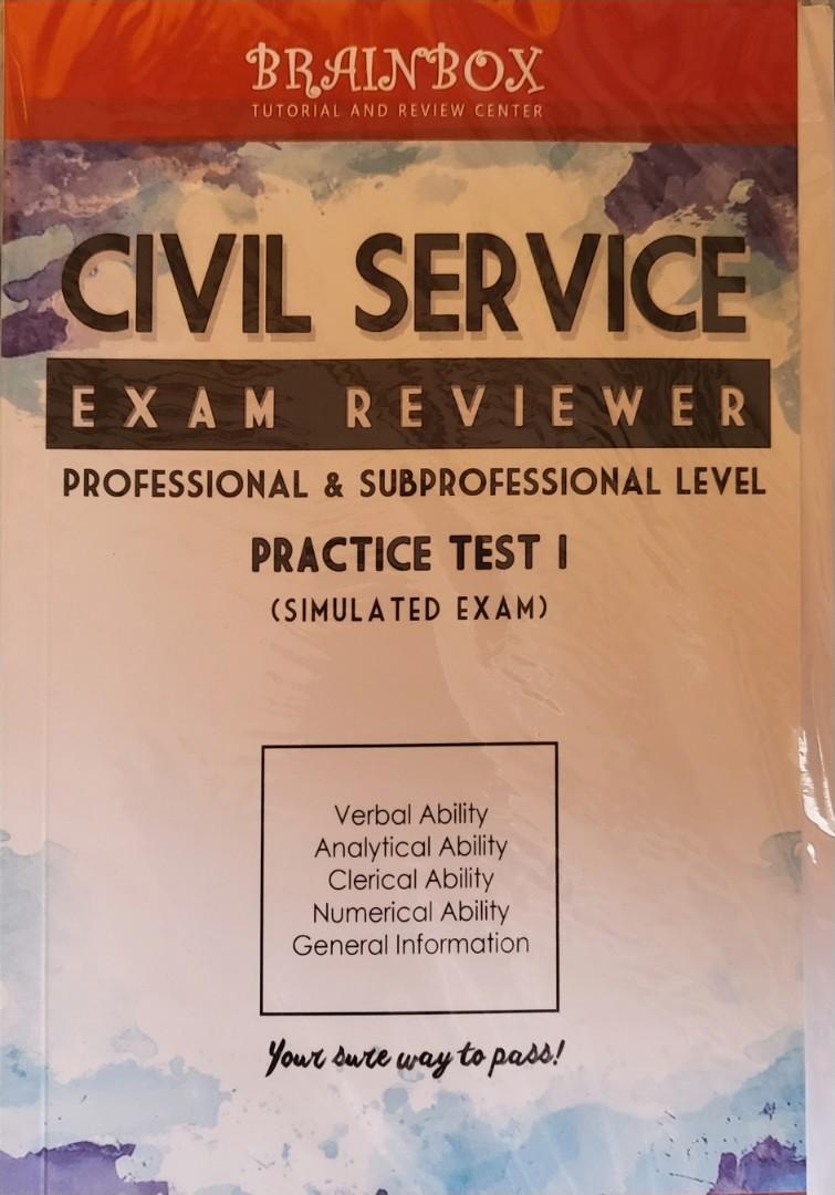 Brainbox Civil Service Exam ( CSE ) Reviewer, Hobbies & Toys, Books ...